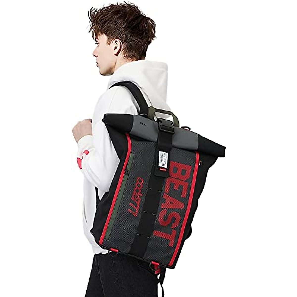FIREFIRST X Radio Eva - Evangelion Roll Backpack for Men & Women Water Resistant Casual Daypack