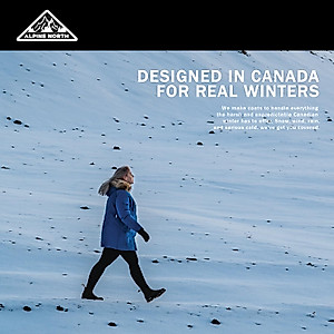 ALPINE NORTH Women’s Navy Vegan Down Long Parka Jacket (Plus Size) - Water Repellent, Windproof, Insulated Winter Coat with Faux Fur Hood,Olive, X3X-Large