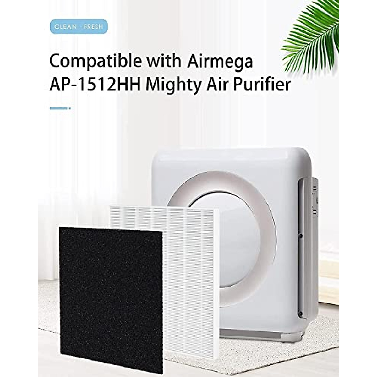 Fil-fresh Airmega AP-1512HH Filter Replacement for Coway Air Purifier