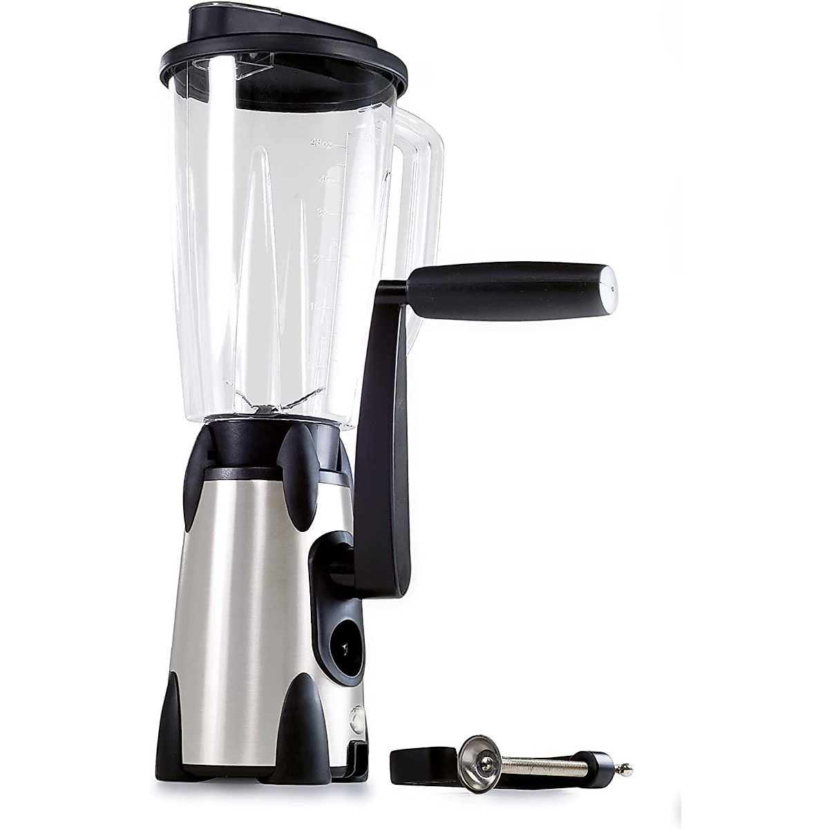 The ultimate vortex blender Camp & Outdoor Vortex Blender, 2- Speed Hand - Cranked Blender Multi, 1500 milliliters, 10.5" x 6.5" x 5.75", weighs 4 lbs.