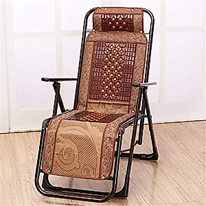 XZGDEN Lightweight Folding Deck Chair Patio Zero Gravity Chair Outdoor Folding Adjustable Reclining Chairs Pool Side Using Lawn Lounge Chair with Pillow One Size Sun Lounger Garden Chairs