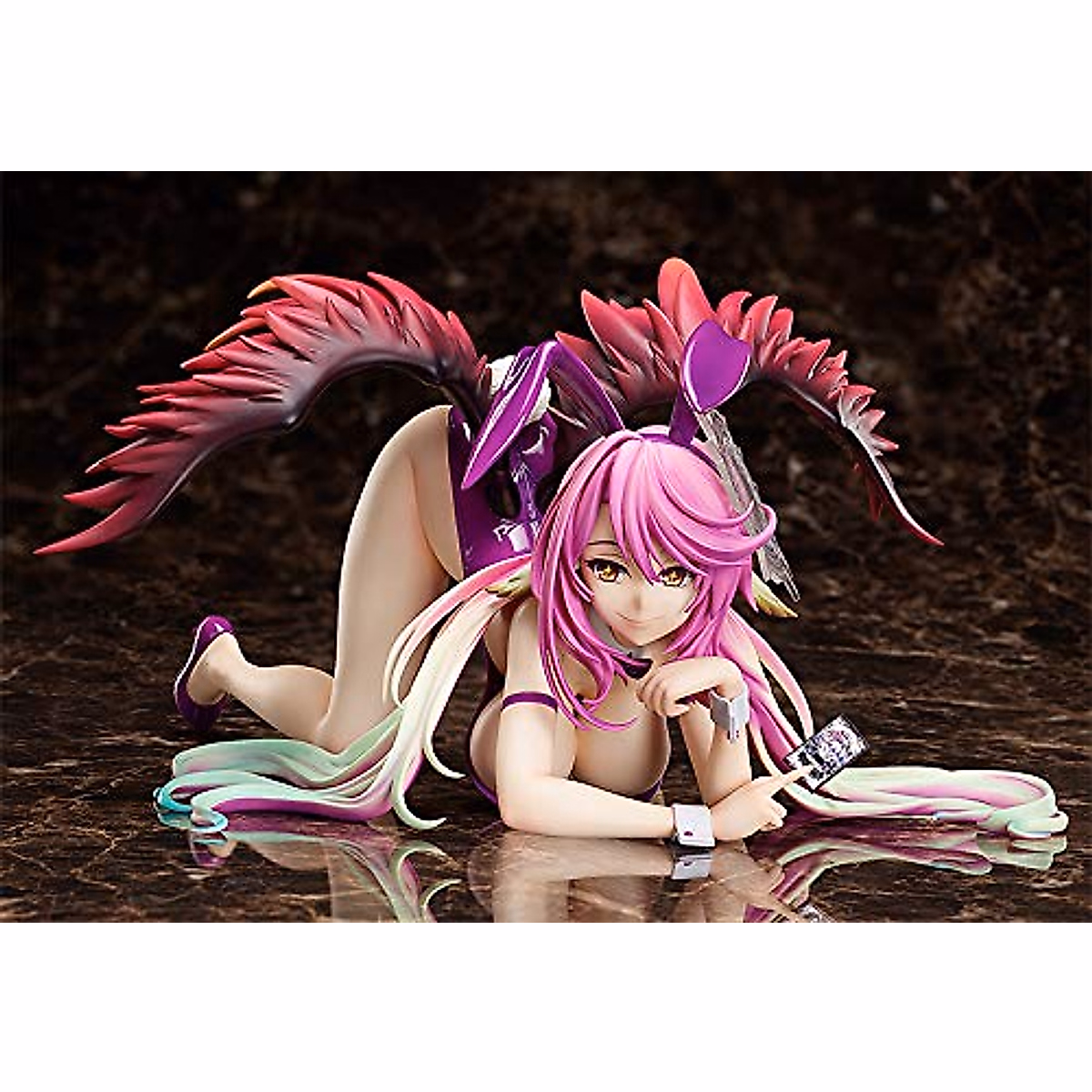 FREEing No Game No Life -Zero-: Jibril (Bare Leg Bunny Version Great War Edition) 1:4 Scale PVC Figure, Multicolor
