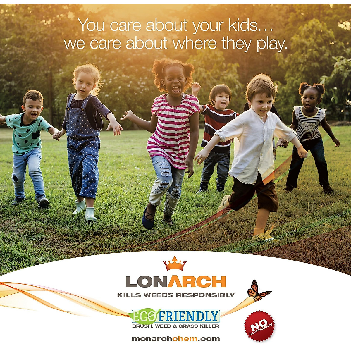 Lonarch Weed & Grass Killer (1 Gallon Concentrate) Eco-Friendly Solution - Safe for Pets, People, and Wildlife…