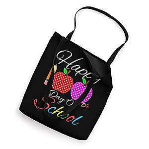 Happy 100th Day Of School 2023 For Teachers Kids Boys Girls Tote Bag