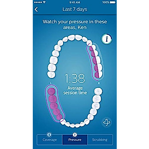 Philips Sonicare DiamondClean Smart 9700 Rechargeable Electric Power Toothbrush, Lunar Blue, HX9957/51