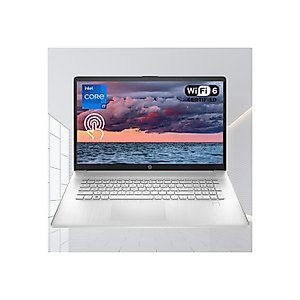 HP 2023 Notebook Laptop, 17.3" HD+ Touchscreen, 13th Gen Intel Core i7-1355U Processor, 64GB RAM, 2TB PCIe SSD, Webcam, Fingerprint Reader, Wi-Fi 6, Windows 11 Home, Silver