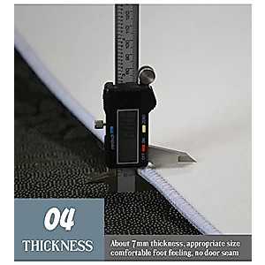 Fluffy Rug 8x10 Feet / 240x300 cm Faux Wool Indoor Accent Rug Non-Slip Low-Pile Carpet for Entrance Living RoomBedroom Dining Table Black White red Gold Guitar Pattern