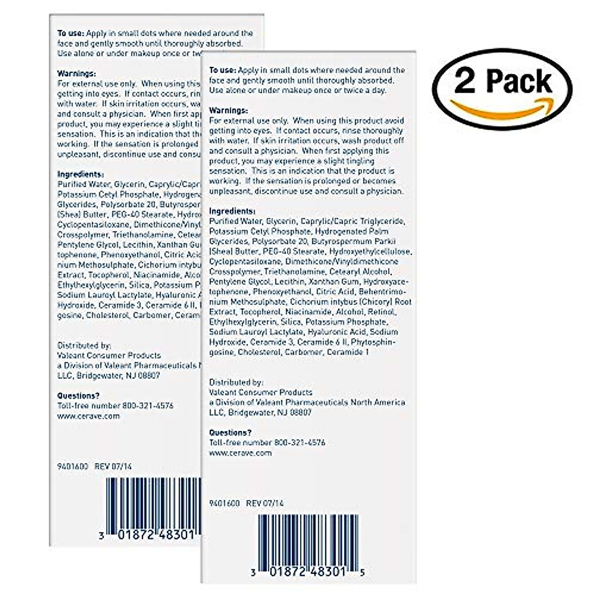 CeraVe Anti Aging Cream Serum | 2 Pack (1 Ounce Each) | Hydrating Serum for Radiant Skin | Fragrance Free
