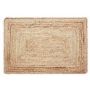 Jute Rug,Rag Rug,Rug, Rugs 2x3 ft,Jute Rug 2x3,Jute Entryway Rug,2x3 Rug,Area Rug, Area Rug 2x3,Braided Area Rug,Entry Rug,Natural Rug, Jute Braided Rugs 2x3 ft (24x36 inch) Natural