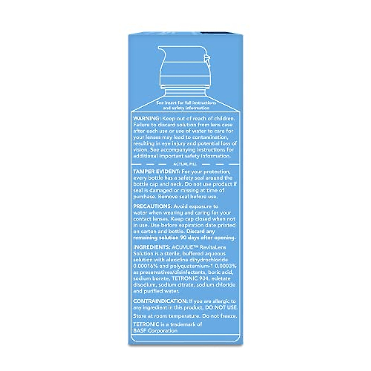 ACUVUE® RevitaLens Multi-Purpose Disinfecting Solution, 10 oz. (Pack of 4)