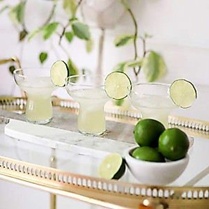 Libbey Stemless Margarita Glasses, 10.25-ounce, Set of 6