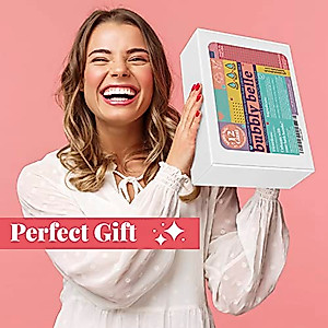 Bubbly Belle Bath Bombs XXL Gift Set, 12 Extra Large Handmade Aromatherapy Fizzies with Essential Oil Blends and Epsom Salt, Vegan for Women, Men, Kids