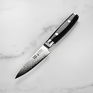Yaxell Ran Plus 4" Paring Knife - Made in Japan - 67 Layers VG10 Damascus