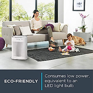 Rowenta Pure Connect Air Purifier, Medium, White