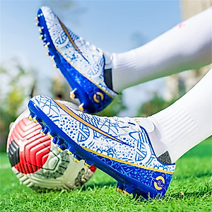 KAEAEILSS Men’s Soccer Cleats Football Boots Professional Training Turf Mens Outdoor Indoor Sports Athletic Big Boy's Sneaker