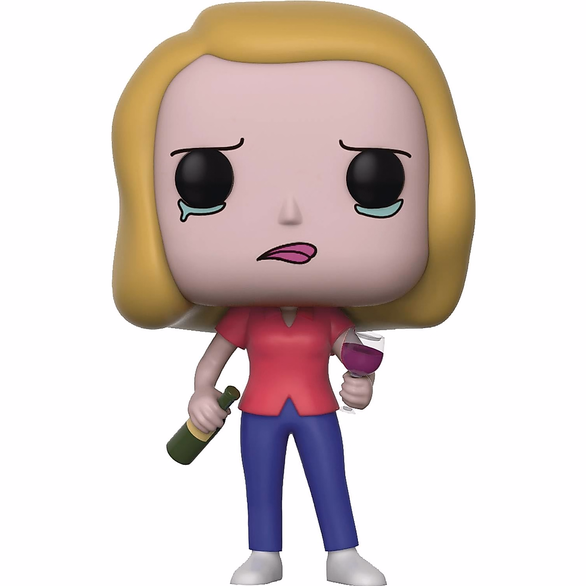 Funko Pop! Animation: Rick and Morty Beth with Wine Glass Collectible Figure