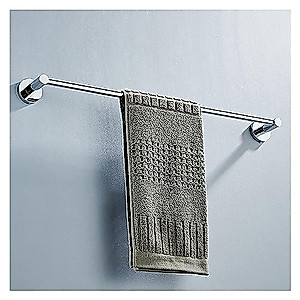 Towel BAR Rack Towel Rack Single Towel Storage Rack Towel Bar Copper Towel Rod,Wall Mounted Round Towel Rail for Bathroom or Kitchen,Polished Chrome Finish/70Cm (Size : 70Cm)