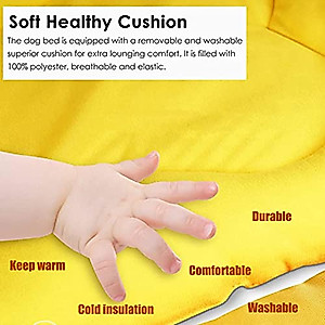 Pet Bed American Wooden Dog Bed, 2-Storey Pet Villa, Puppy Shelter On Stairs, Indoor Cat Litter(Size:XL（90x55x70cm）)