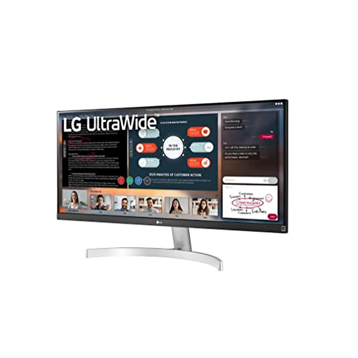 LG 2023 Newest UltraWide WFHD 29 Inch Computer Monitor, 21:9 Curved UltraWide(2560x1080) Full HD IPS Display, 99% sRGB, HDR10, IPS with HDR 10 Compatibility, 75Hz Refresh Rate Bundle with Cefesfy