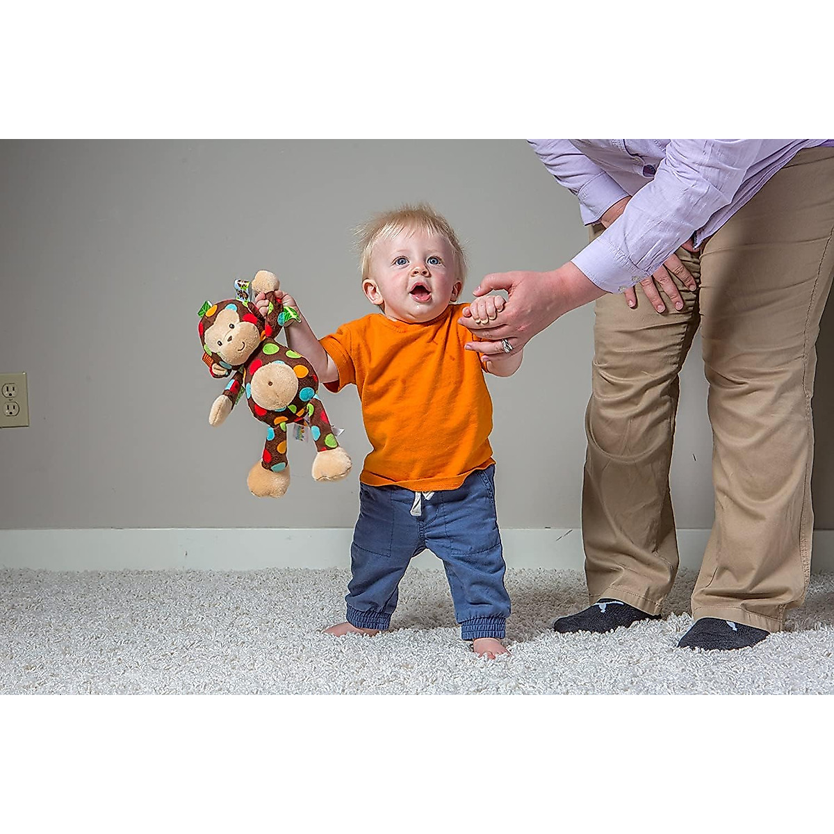 Taggies Dazzle Dots Soft Toy, Monkey