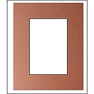 Pack of 25 Acid Free 16x20 Mats Bevel Cut for 11x17 Photos - Football Texture Precut Matboards For Pictures, Photos, Framing - 4-ply Thickness