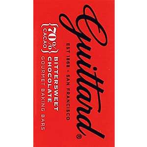 Guittard, Bar Chocolate Baking Bittersweet, 2 Ounce, 3 Pack
