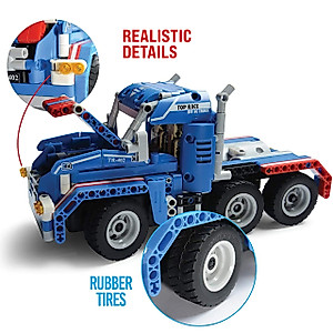 Top Race STEM Projects for Kids - Toys for Boys - Construction Toys for Kids - Ideal Gifts for Boys and Girls - Educational Toy Set - 2 in 1 Vehicle Building Kits - Remote Control Car Model Kits
