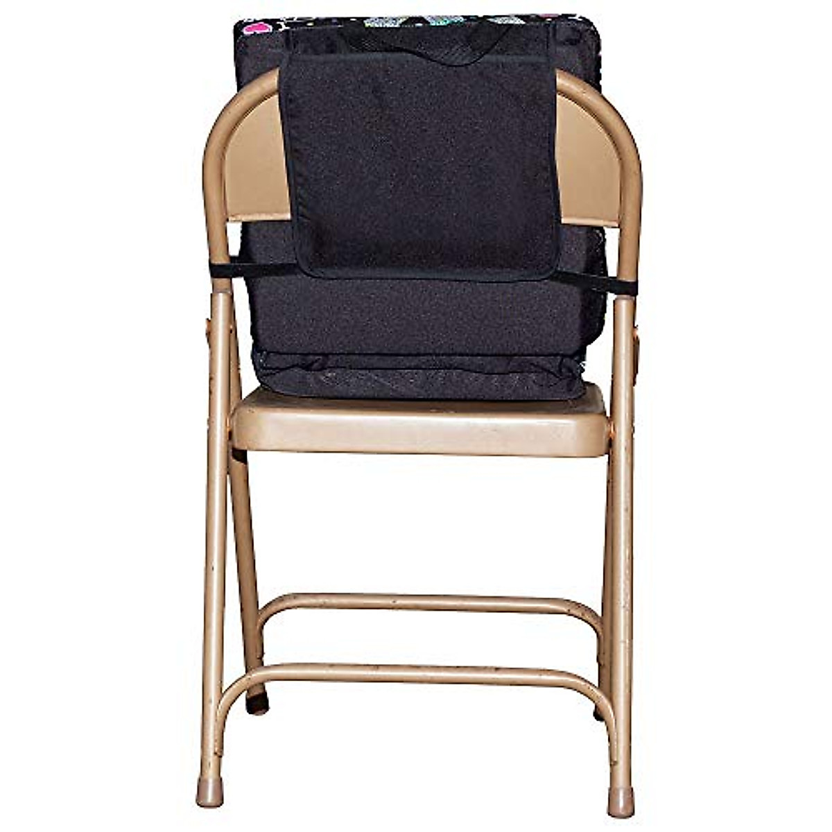 ABS Novelties Butterfly Garden Pattern Double Cushion (Black)