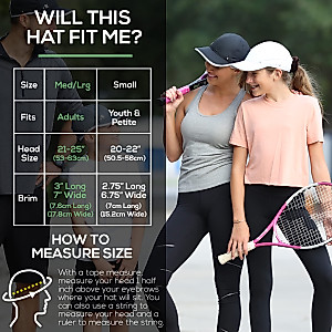 SAAKA Performance Sports Hat. Lightweight, Quick Drying. Running, Tennis & Golf Cap for Women (White)