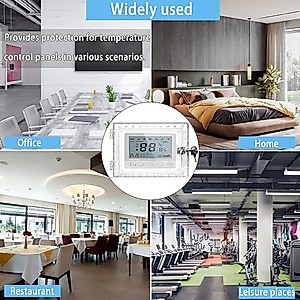 Meiliyizu Secure Thermostats Locks Box With Key Thermostats Locks Box Acrylic Guard For Temperature Regulator