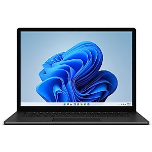 Microsoft Surface Laptop 4, AMD Ryzen 7 4980U, 8GB RAM, 512GB SSD, Windows 10 Home, 15" Touchscreen Display, Black (Renewed)