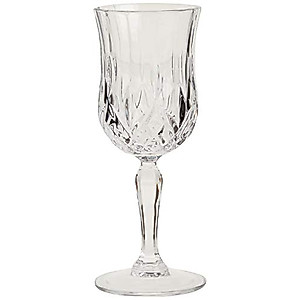 Lorren Home Trends Opera White Wine, 6 Count (Pack of 1)
