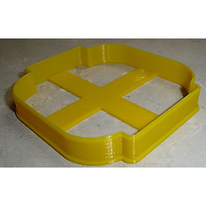 TOY BUILDING BLOCK HEAD OUTLINE COOKIE CUTTER MADE IN USA PR2525