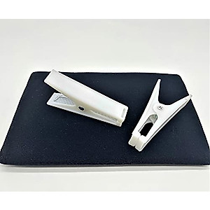 NAHANCO Giant Fitting Clip for Alterations, White Plastic - 50/Carton, Extra Large