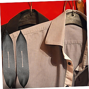 BUGUUYO 50Pcs Skid Hanger Sponge Covers Hanger Grips for Clothing Hanger Sponge Strips Non Slip Hanger Sleeves for Garments and Coats Closet Organizer Accessories