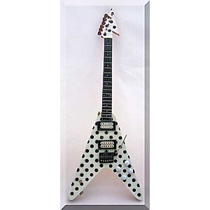 ZAKK WYDLE Miniature Guitar Replica POLKA DOTS w/ name tag