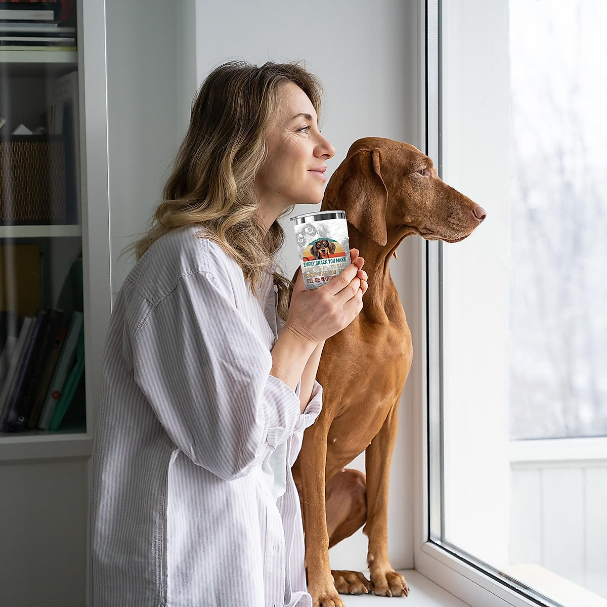 Dachshund Gifts for Women, Best Weiner Dog Stuff, Weiner Dog Gifts for Women, Weiner Dog Gifts for Dog Lovers, Dachshund Christmas Decor, Dachshund Coffee Mug Weiners Stainless Steel Tumbler 20 Oz