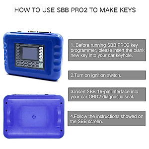 Sbb Pro2 V48.99 Key Programmer Supports G Chip Without Token Limit Multi-Language Car Key Programmer with CD Scanner
