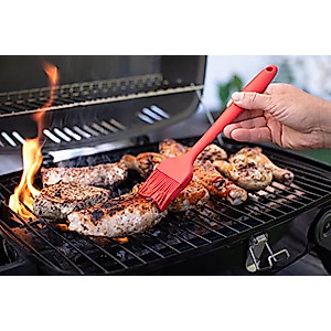 BBQ Gloves, Basting Brush and BBQ Claws for Shredding Meat - Great Smoker Tools Accessory Set for Men, Fathers Day and Birthday