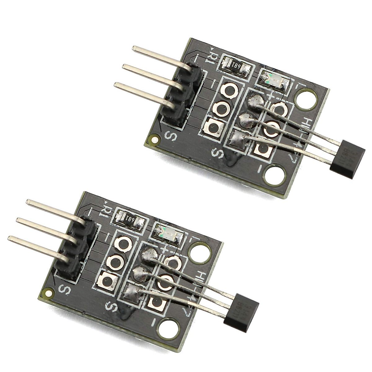 Tegg 2PCS KY-003 Hall Effect Magnetic Sensor Module for Arduino Raspberry Pie PIC AVR Smart Car