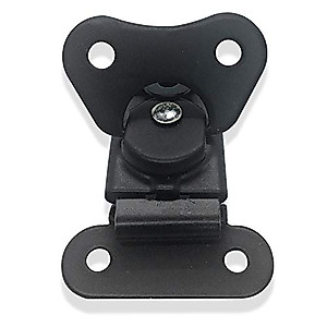 Seismic Audio - SARHW25 - Black Surface Mount Butterfly Latch with Keeper