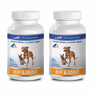 Joint Supplement for Cats Chews - Hip and Joint - Health and Support - for Dogs and Cats - chondroitin for Cats - 2 Bottle (240 Chews)