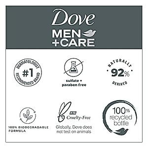 DOVE MEN + CARE Face + Body Wash For Men Wind Down Ashwagandha + White Lavender 18 oz 4 Count