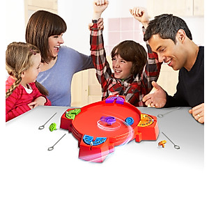 Battling Tops - The Original Classic Spinning Tops Game Set for 2-4 Kids. Insert, Press & Pull! Drop Battle Gyros in The Stadium to Combat with Each Other. Ages 6+ Boys & Girls