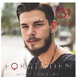 Forbidden Body Jewelry Snake Eyes Piercing Jewelry Tongue, Conch, Belly Button or Eyebrow Rings for Women & Men - 16g Curved Barbell 3mm Solid Ball Ends Surgical Steel Piercing Silver (1 Pc - 5/8")