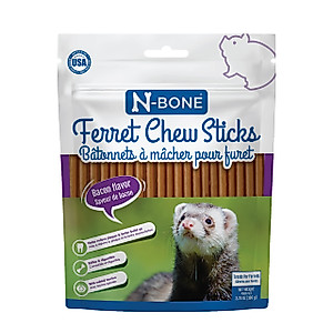 N-Bone Ferret Chew Sticks Bacon Flavor, 3.74-oz Bag