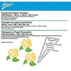 Ateco Large Parchment Triangle, 100-Pack