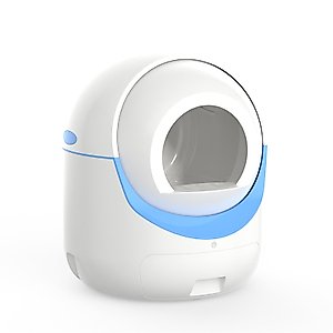 Self-Cleaning Cat Litter Box, Automatic Cat Litter Box for Multiple Cats with APP Control/Odor Removal/Safety Protection, Large Capacity Litter Cat Box with Mat & Liner & Brush & Pet Ball Toy