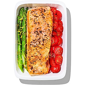 OXO Prep & Go 5-Cup Meal Container Leakproof Food Storage, 4 Pack