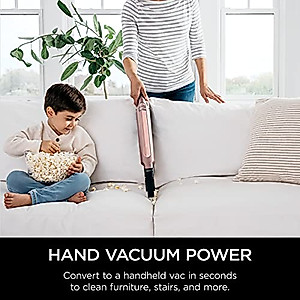 Shark WS632RGBRN WANDVAC System Ultra-Lightweight Powerful Cordless Stick Vacuum with Boost Mode, Charging Dock, Rose Gold
